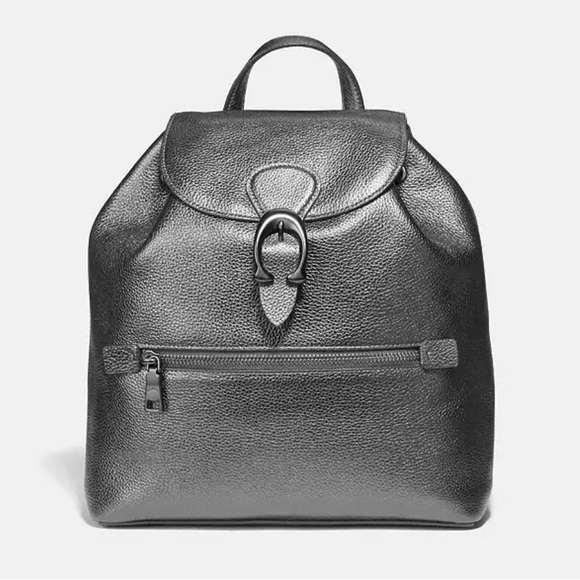 Coach | Bags | Coach Evie Backpack Metallic Bray Nwt | Poshmark